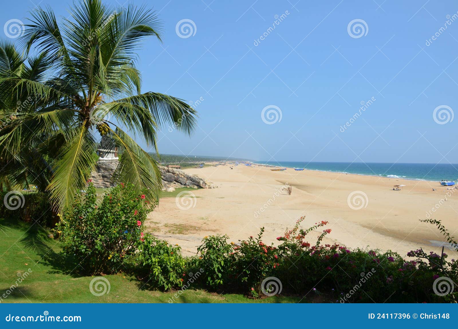Chowara Beach, Kovalam, Kerala, India Stock Photo - Image of kerala ...
