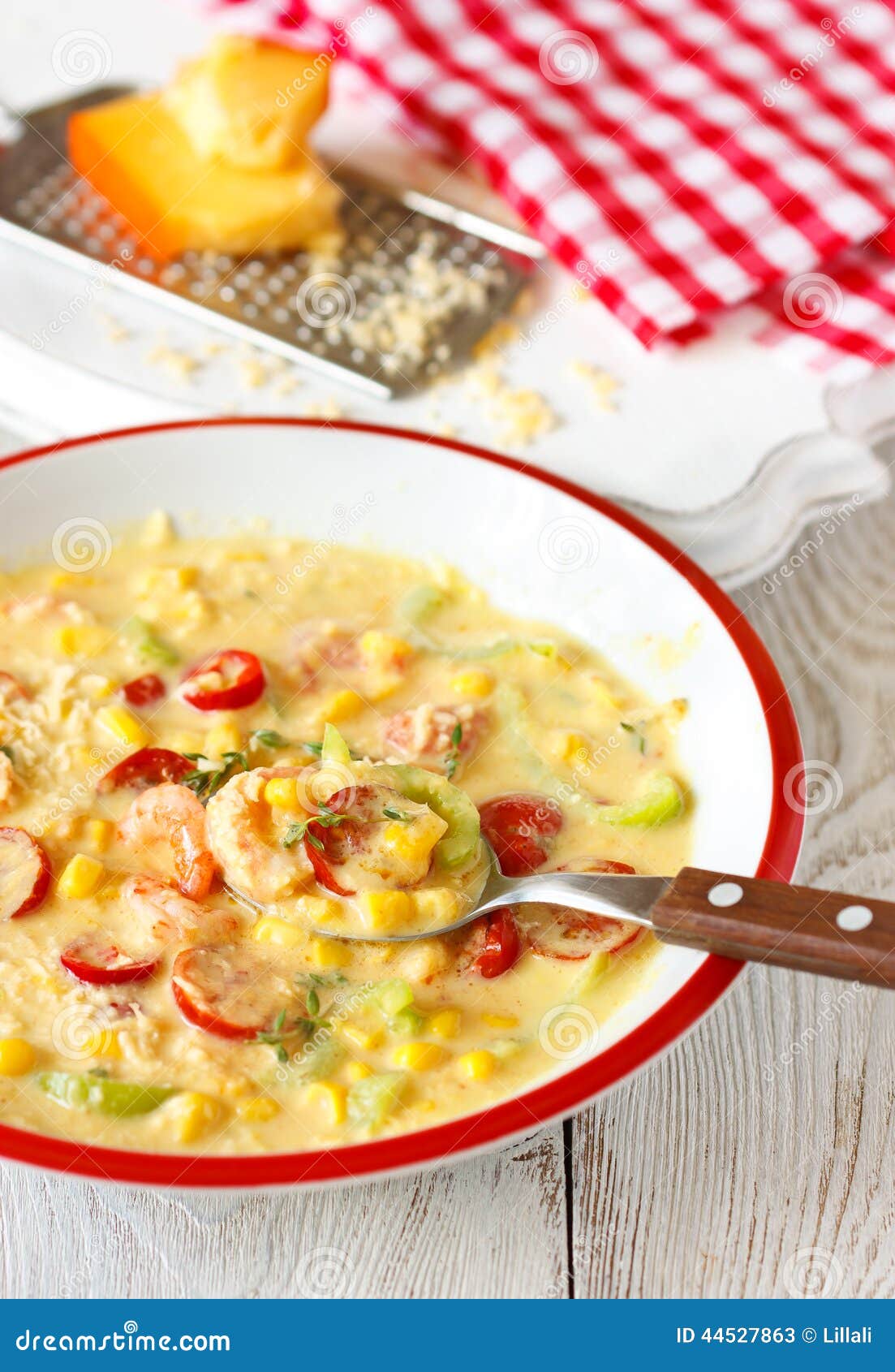 Chowder. stock image. Image of plate, chili, delicious - 44527863