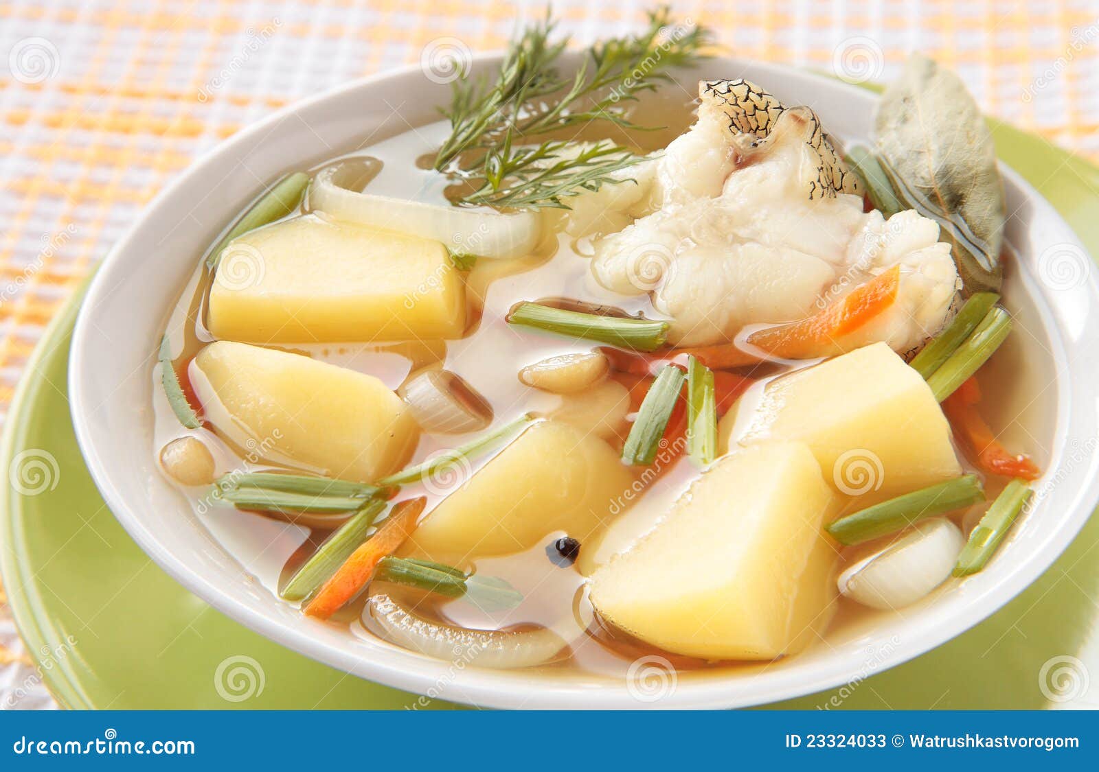 Chowder of the Grenadier with Potatoes, Carrots Stock Image - Image of ...