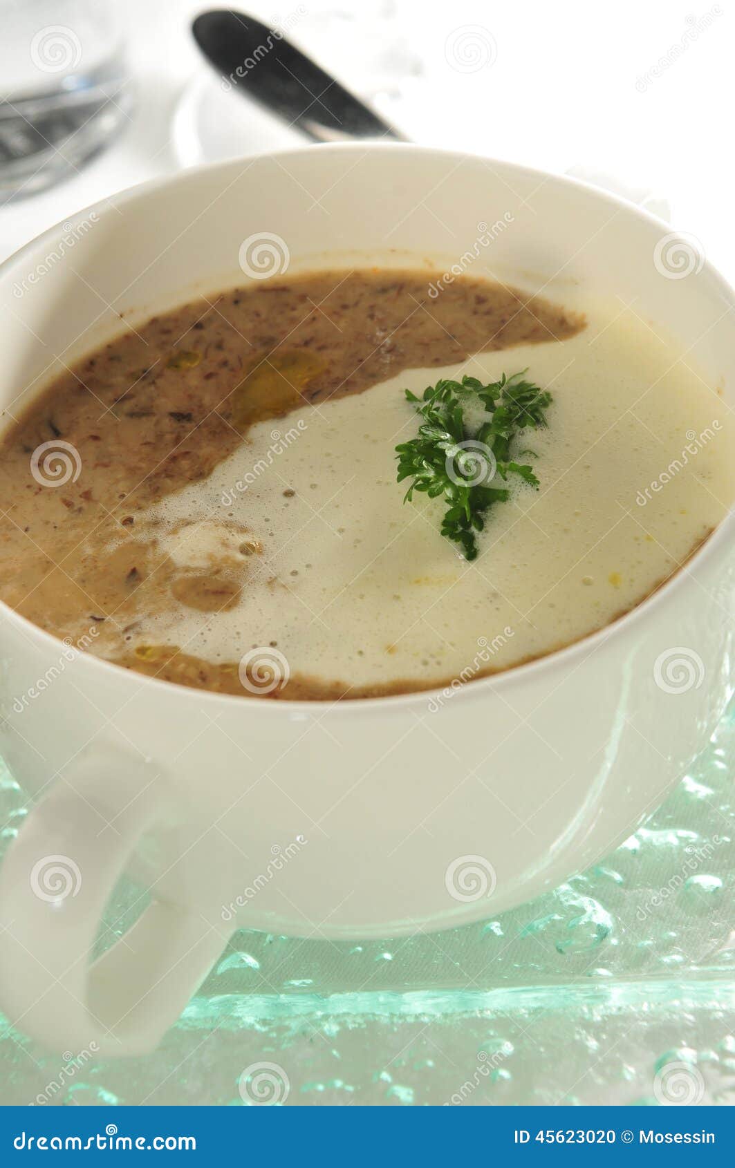 Chowder soup stock photo. Image of cuisine, cream, chocolate - 45623020