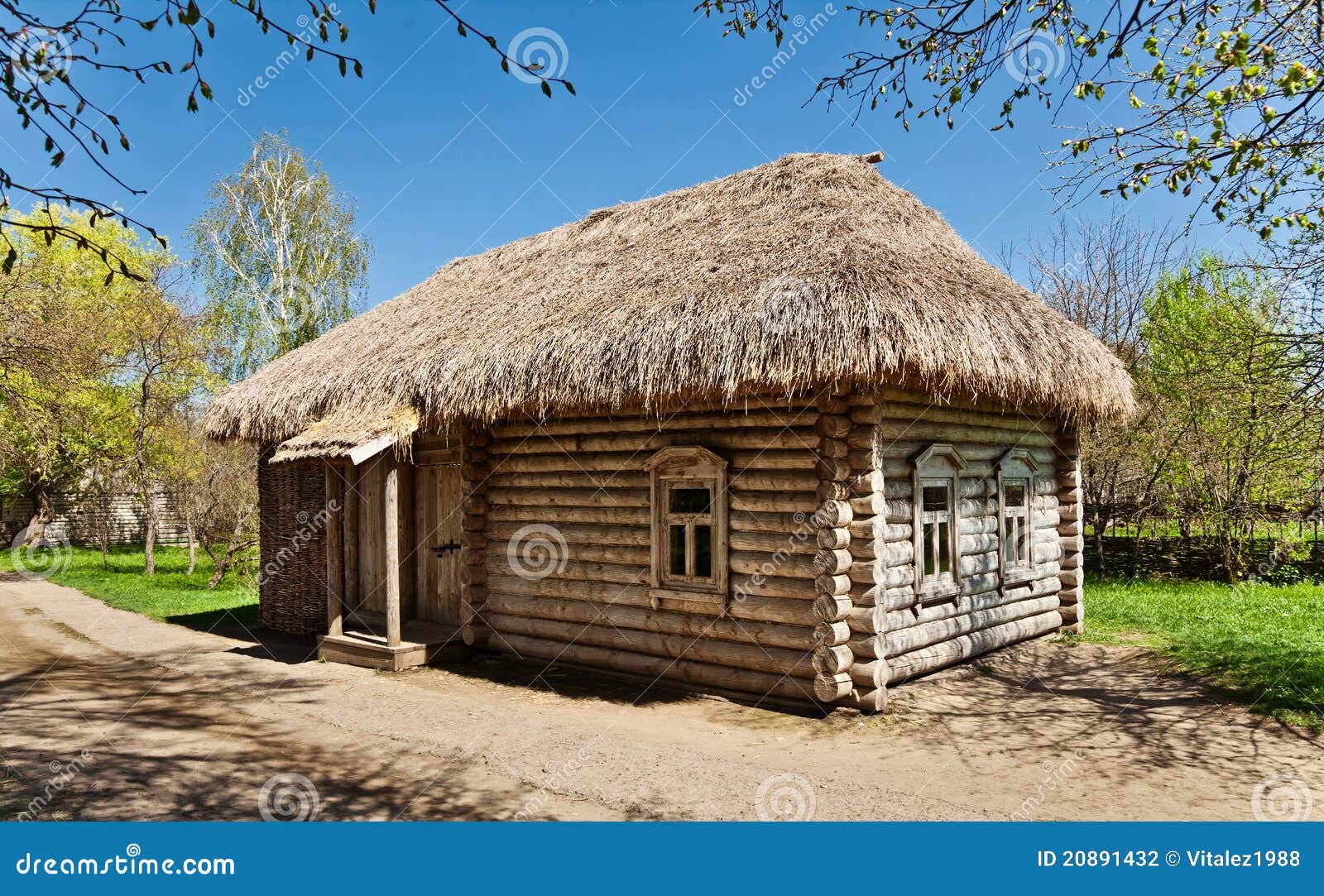 Choza antigua foto de archivo. Imagen de cubo, edificio - 20891432