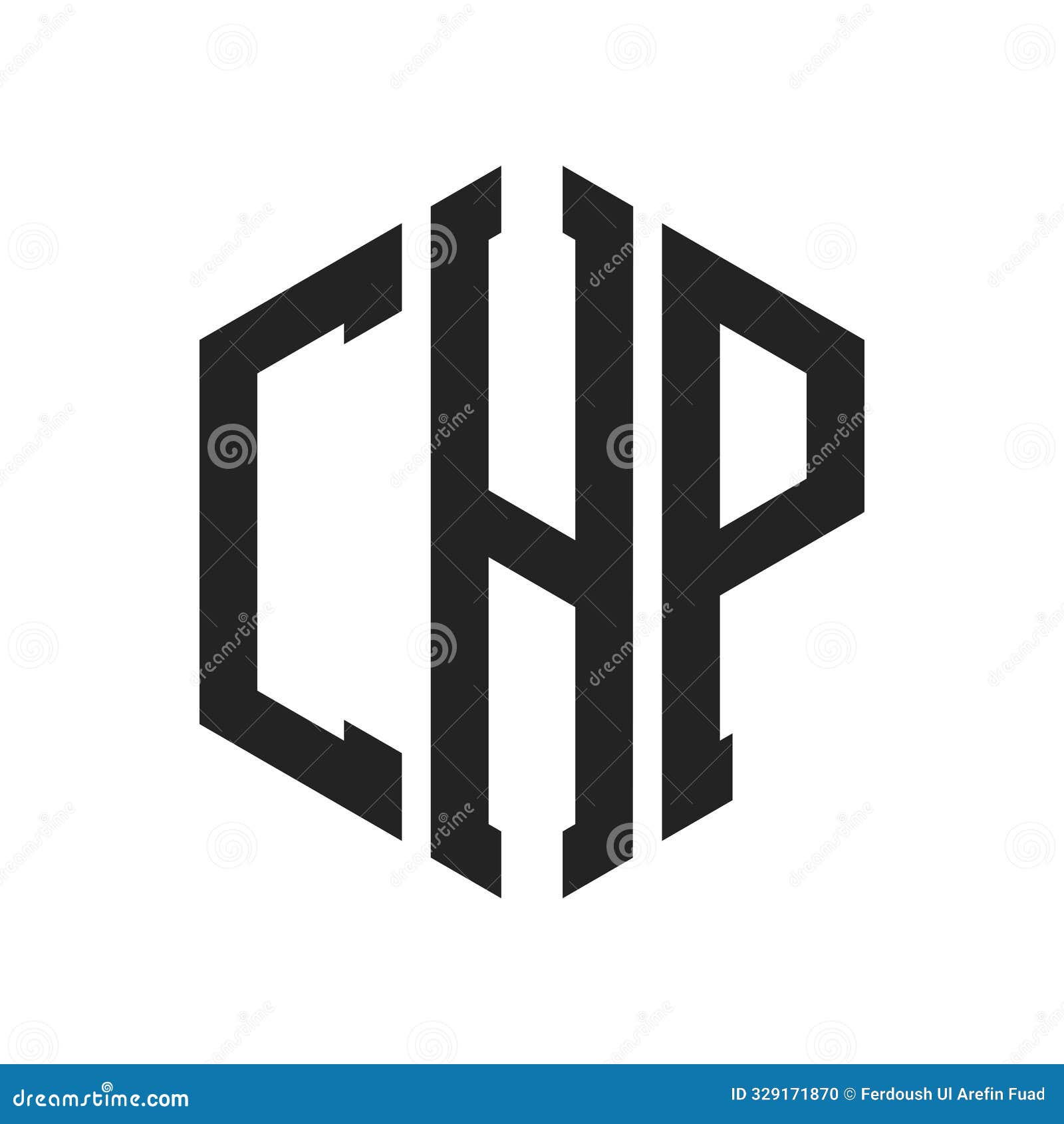 CHP Logo Design. Initial Letter CHP Monogram Logo Using Hexagon Shape ...
