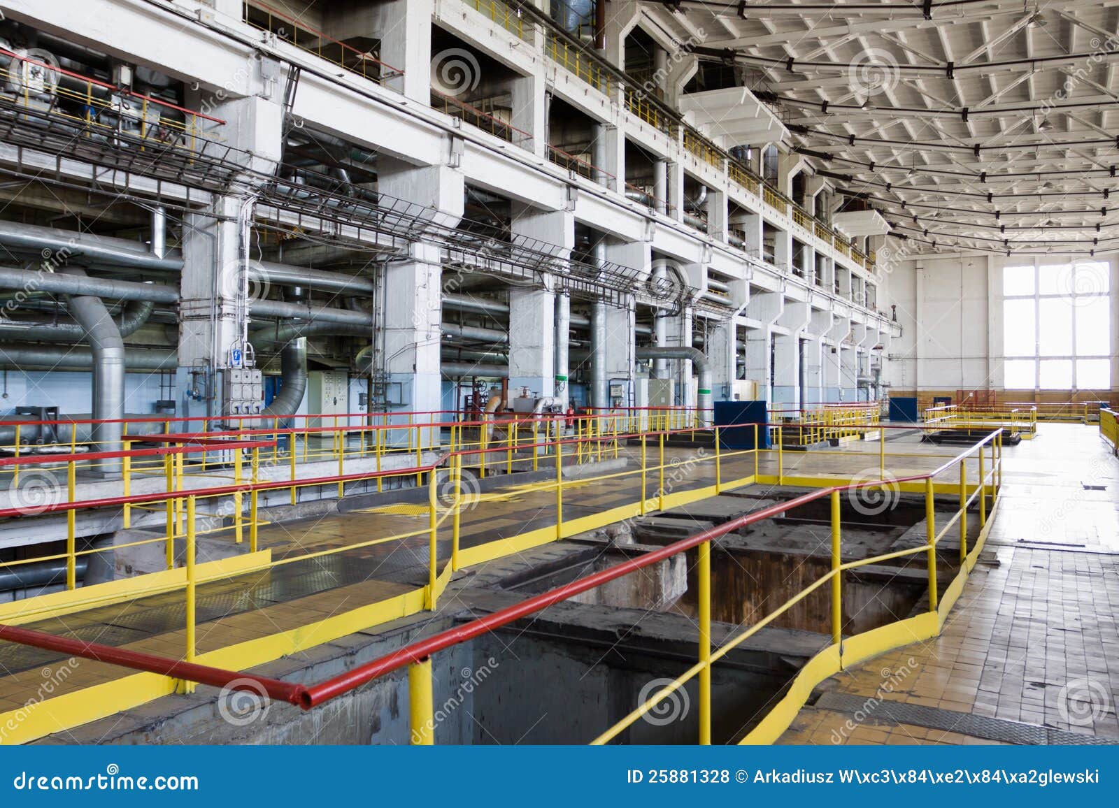 CHP station in Lodz stock photo. Image of industry, factory - 25881328