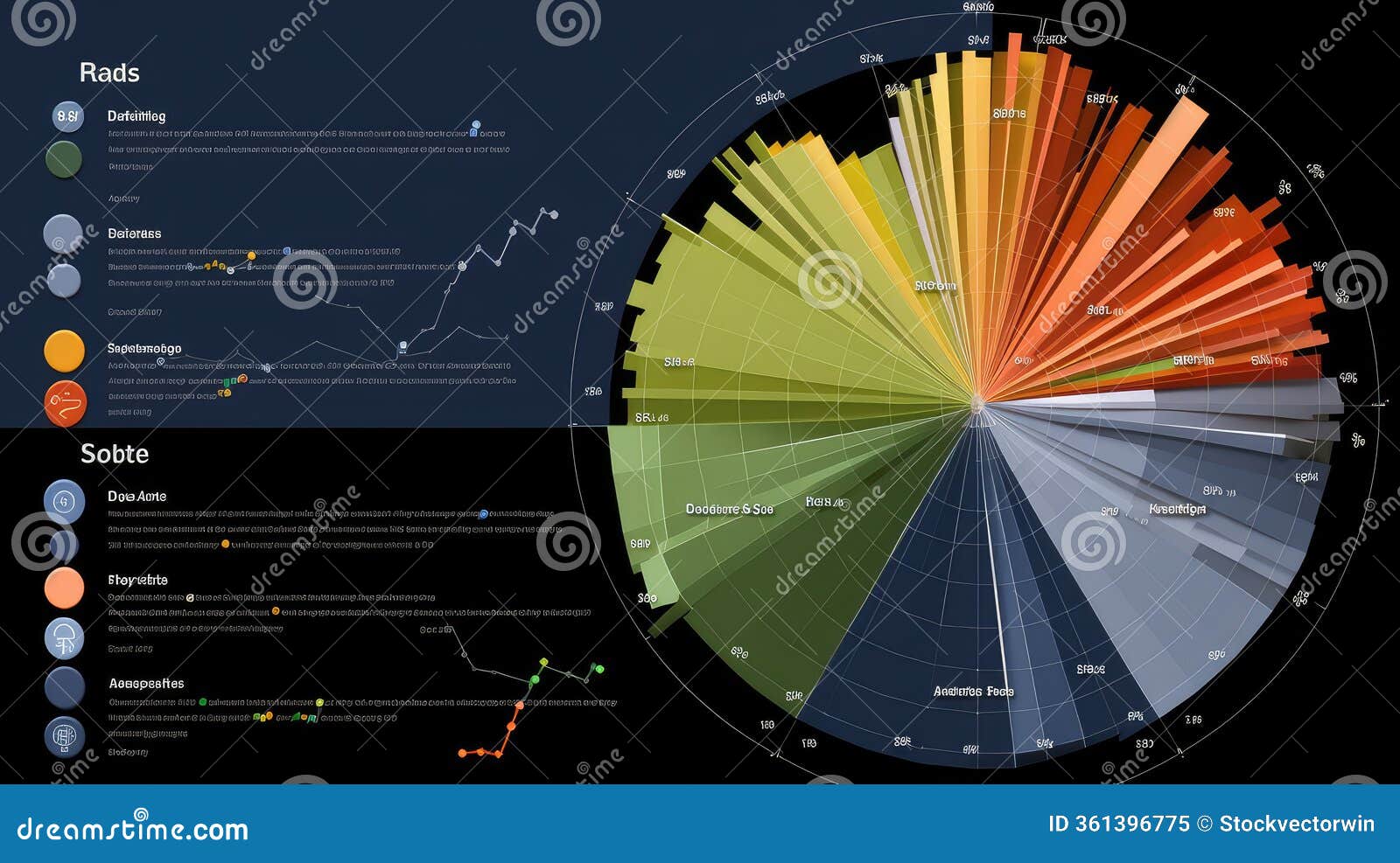 Departments Data Charts And Graphs Royalty-Free Cartoon | CartoonDealer ...