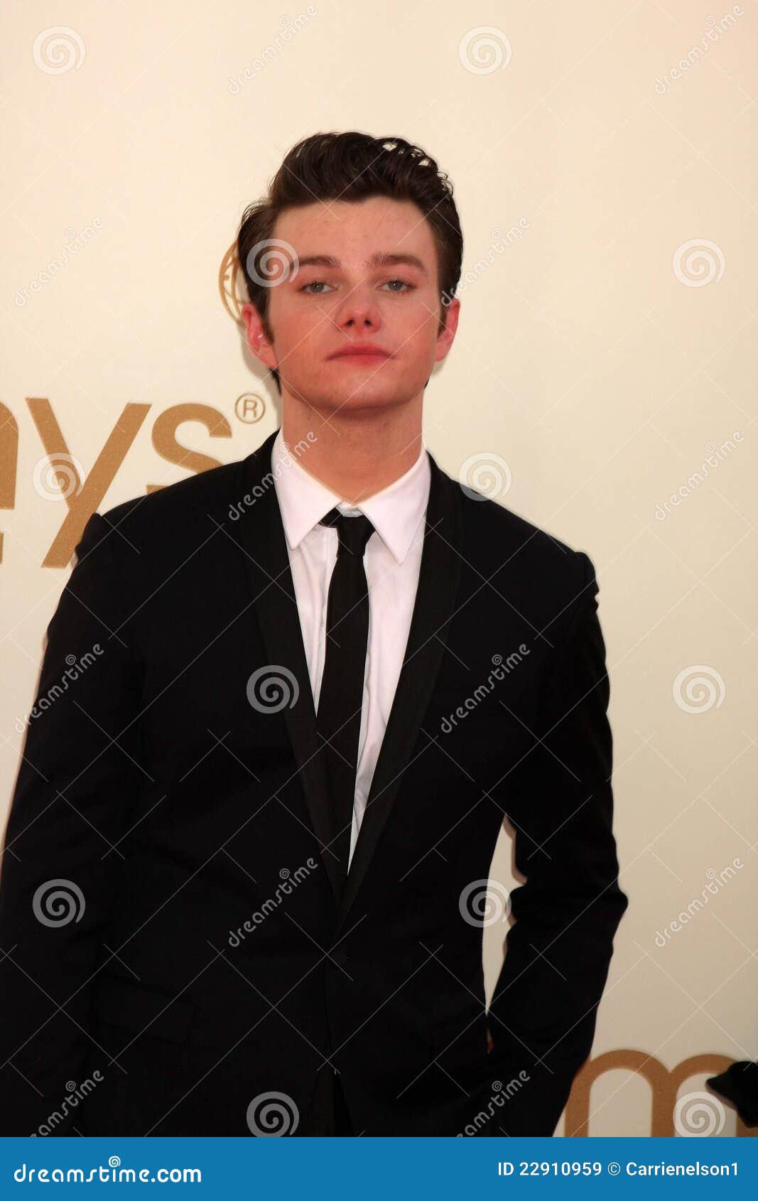 Chris Colfer editorial stock image. Image of 63rd, theater - 22910959