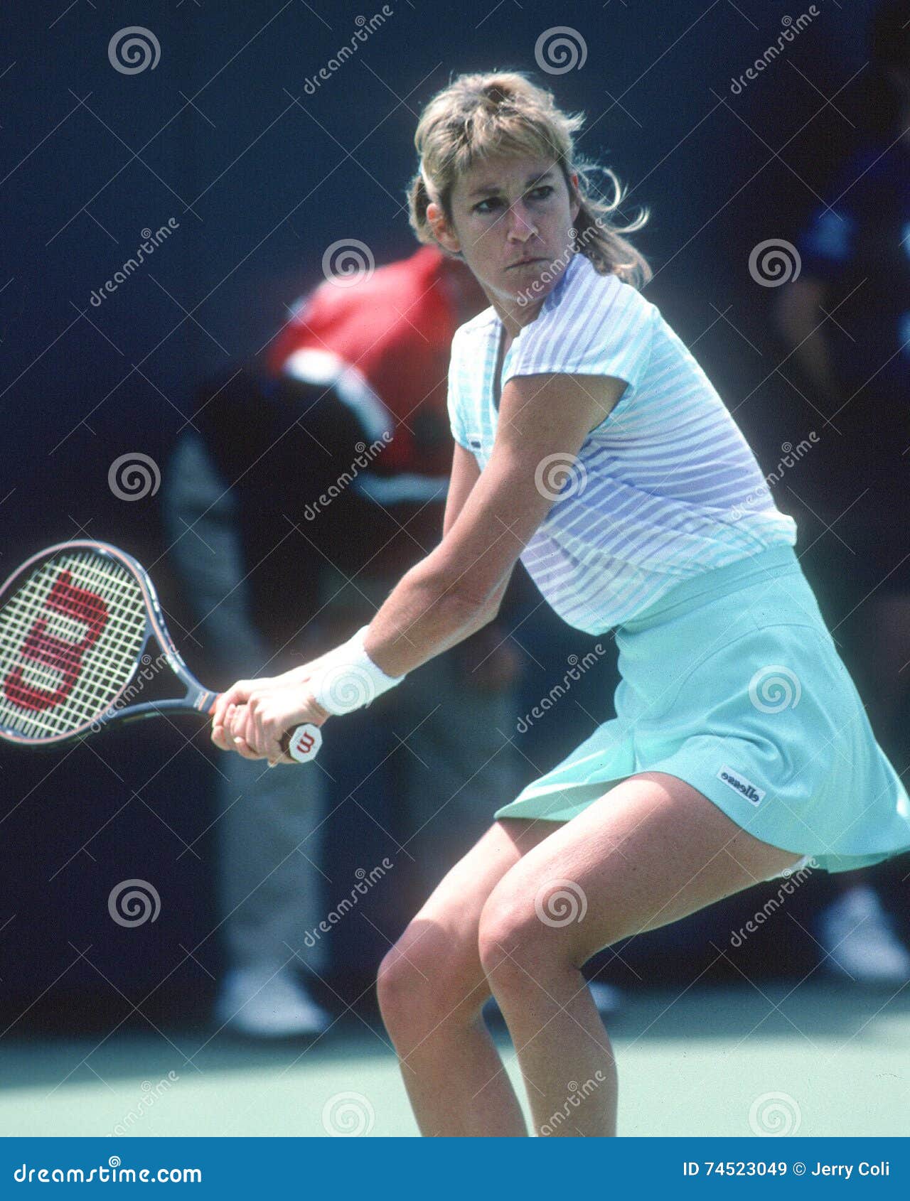 Chris Evert image stock éditorial. Image du renversez - 74523049