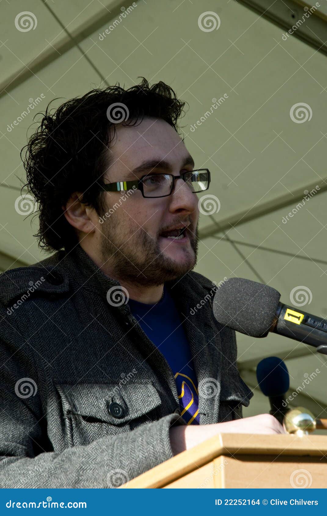 Chris Musgrave from Exeter Labour Party Speaking Editorial Stock Image ...