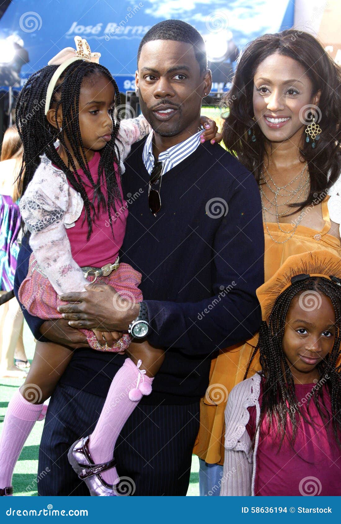 Chris Rock Y Malaak Compton Imagen de archivo editorial - Imagen de ...