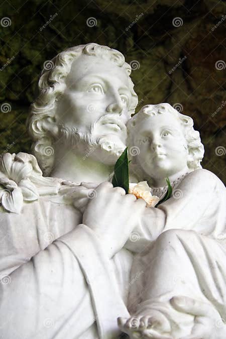 Christ with Child stock image. Image of religion, marble - 2290957