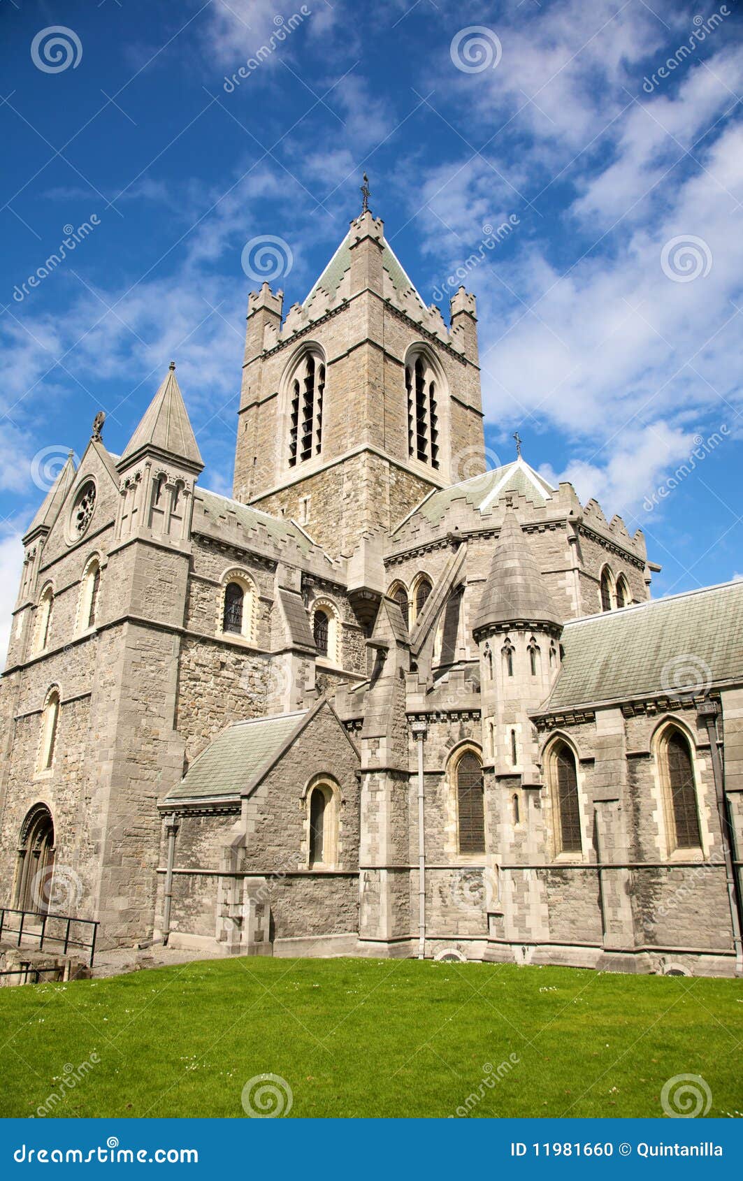 Christ Church Cathedral Side Stock Photo - Image of europe, cathedral ...