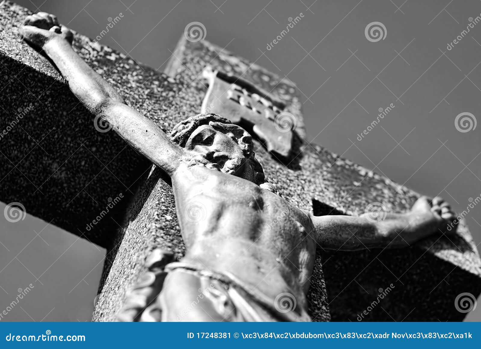 Christ on the Cross stock image. Image of christmas, almighty - 17248381