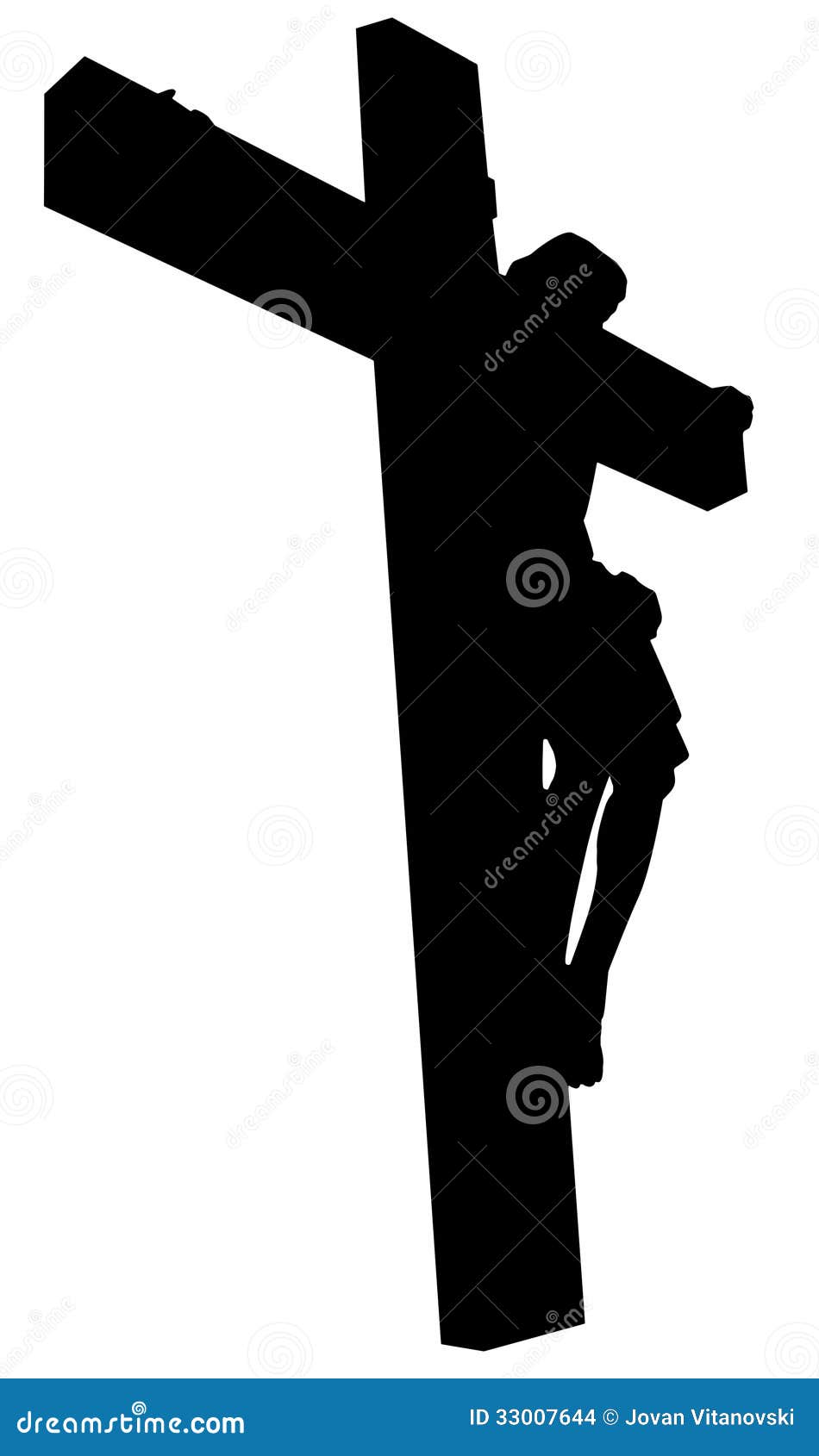 Christ on the Cross stock illustration. Illustration of calvary - 33007644