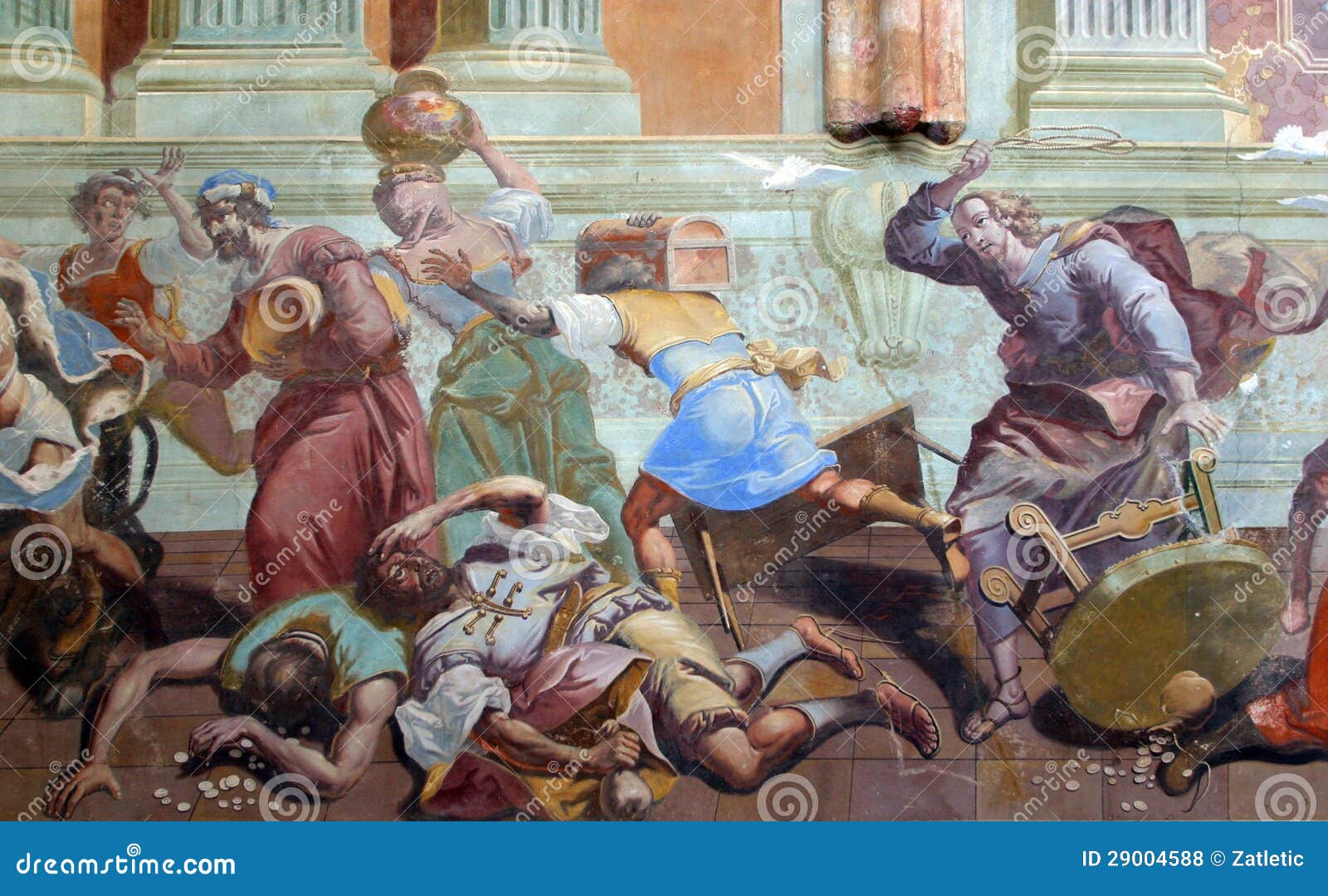 Christ Driving the Traders from the Temple Editorial Stock Photo ...