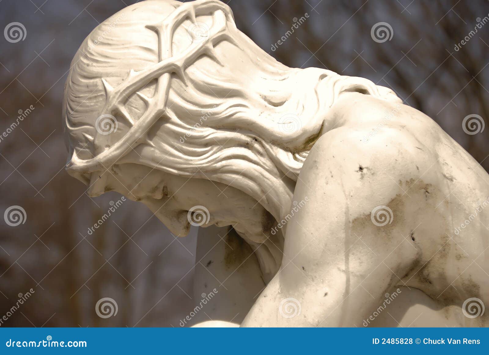 Christ Fallen stock photo. Image of fallen, cross, christianity - 2485828