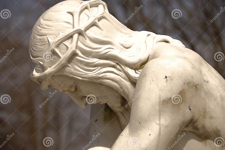Christ Fallen stock photo. Image of fallen, cross, christianity - 2485828