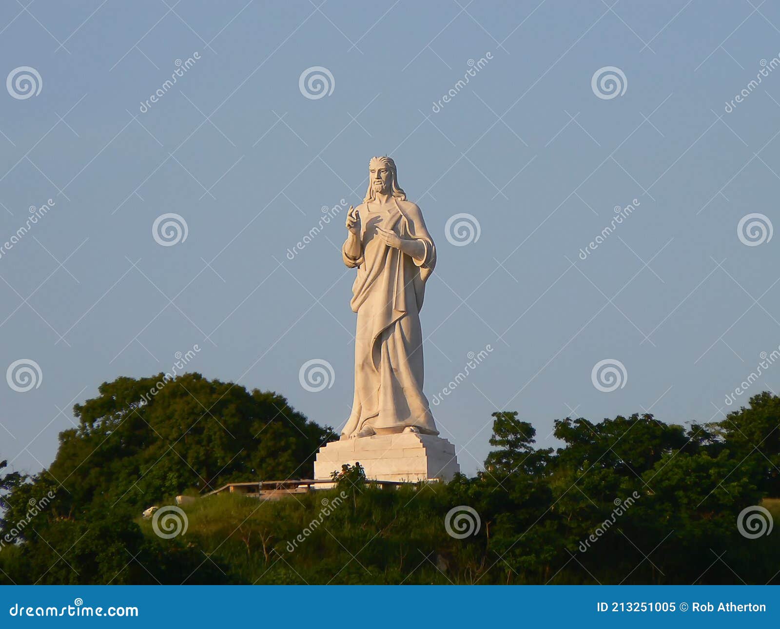 The Christ of Havana Statue Editorial Image - Image of christianity ...