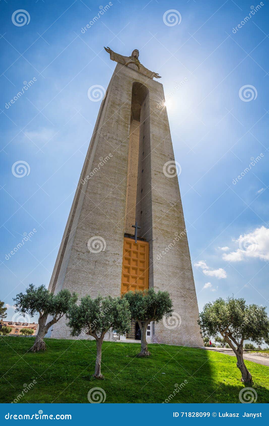 The Christ the King Statue in Lisbon, Portugal Stock Image - Image of ...