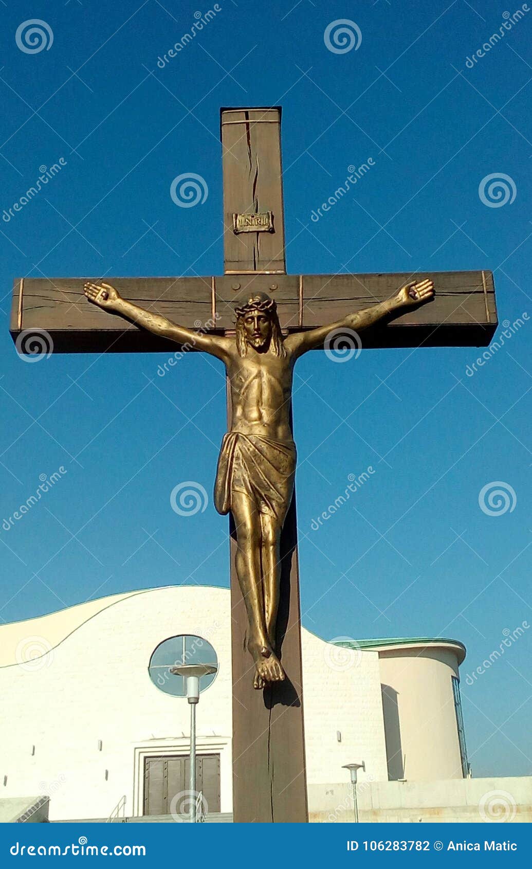 Christ kors jesus arkivfoto. Bild av arkitektur, kors - 106283782