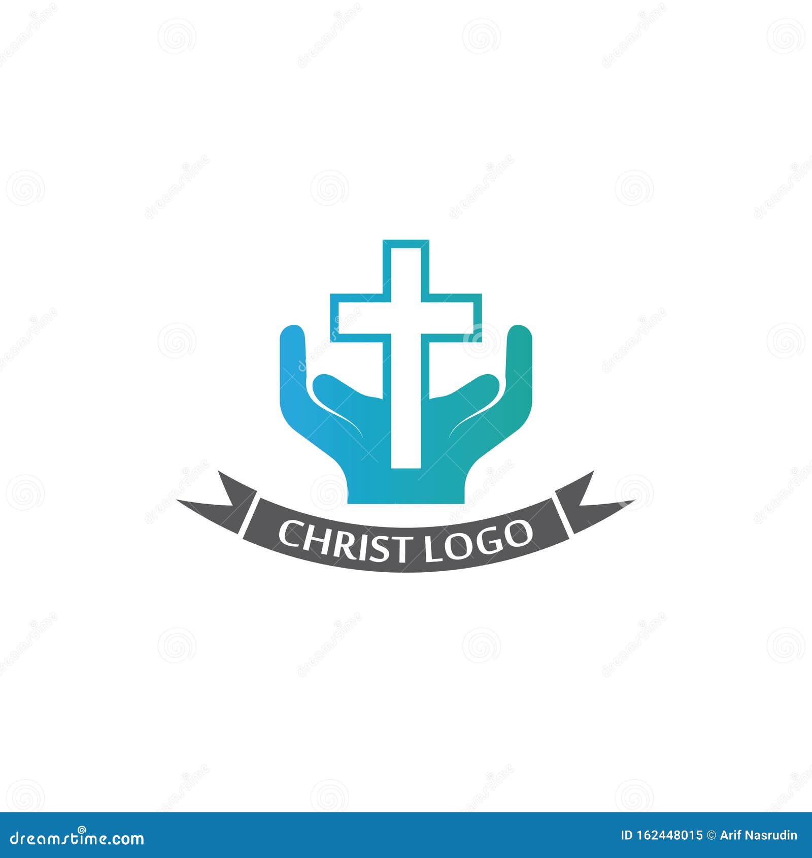 Christ Logo Template Design , Kreativ Einfach Stock Abbildung ...