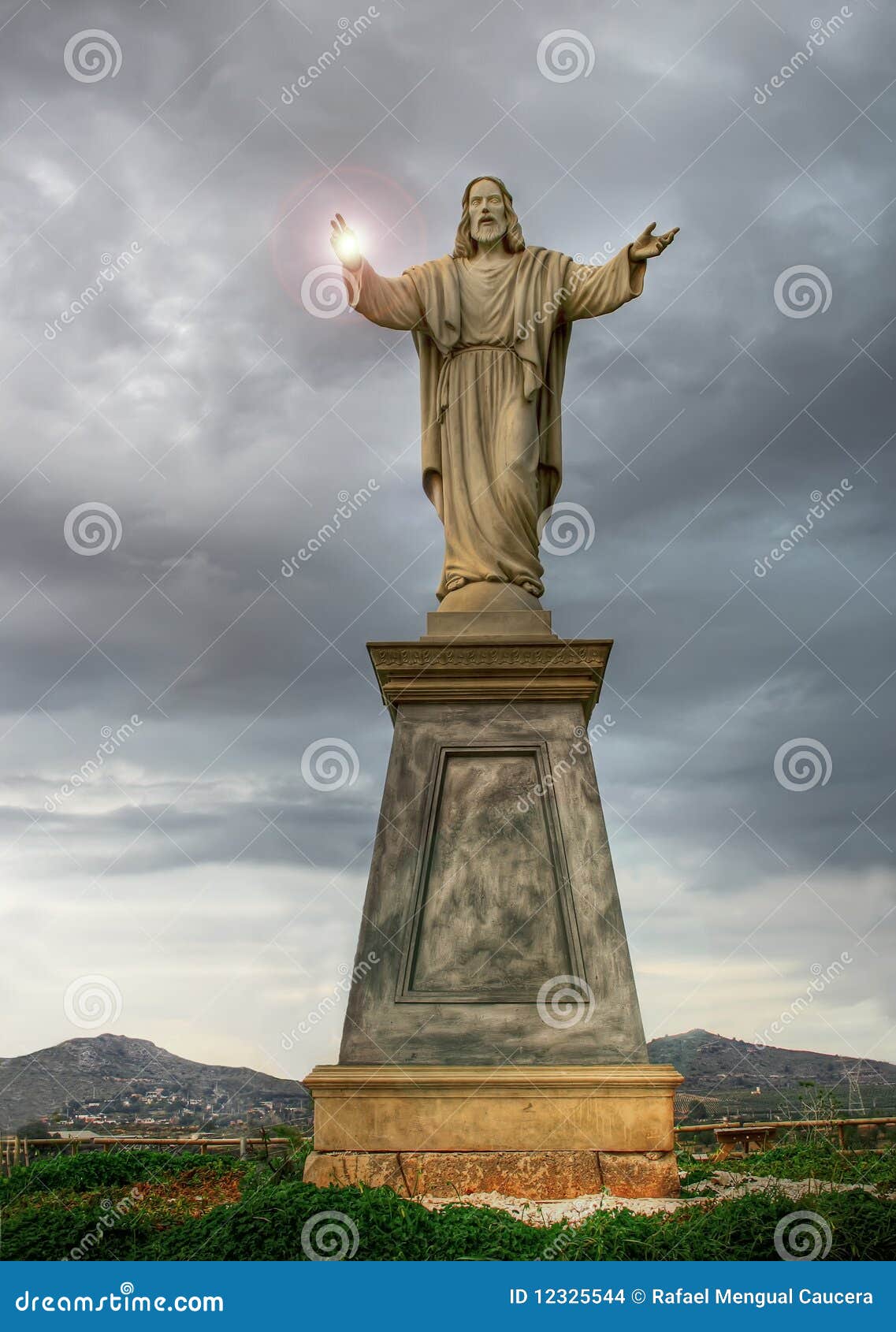 Christ miracle stock photo. Image of cristiano, paisaje - 12325544