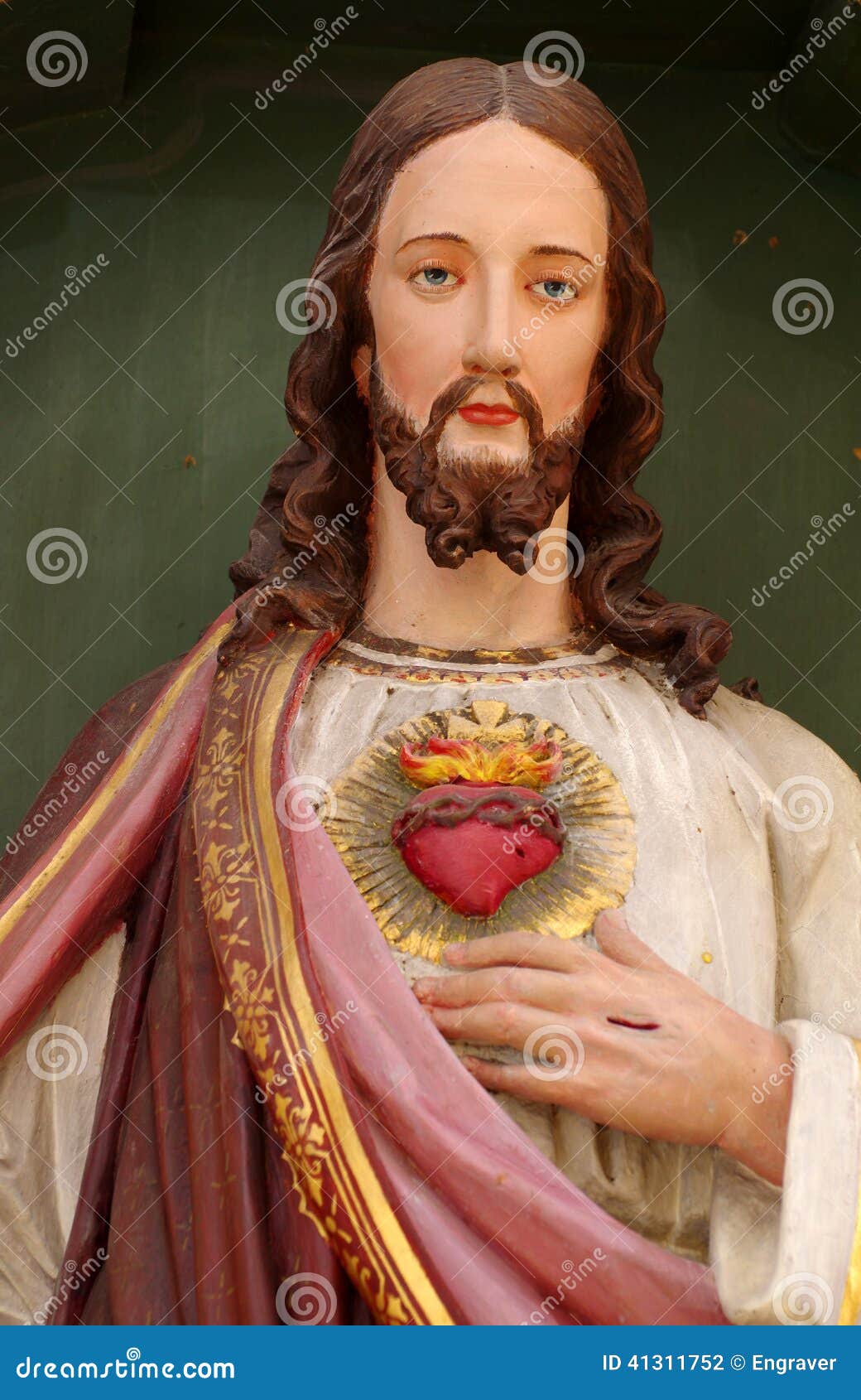Christ portrait stock photo. Image of catholicism, symbolic - 41311752