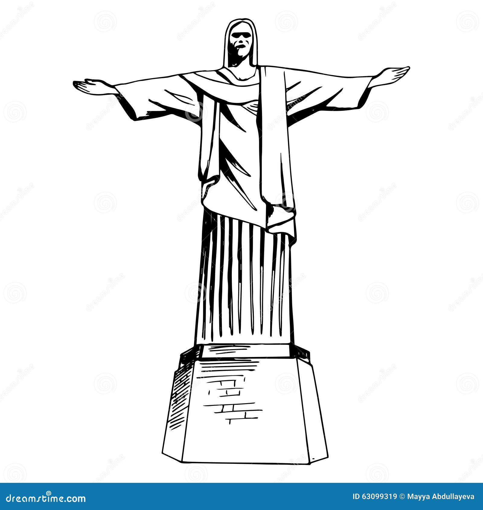 Christ The Redeemer Statue, Brazil Symbol, Famous Landmark, Rio De ...