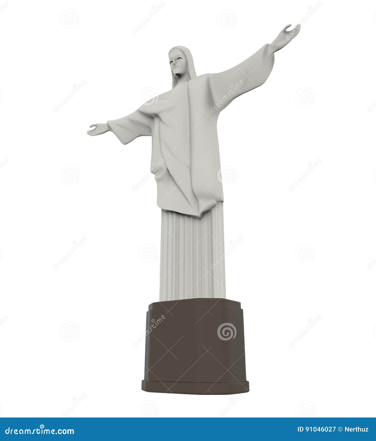 Christ the Redeemer Statue Isolated Editorial Photography ...