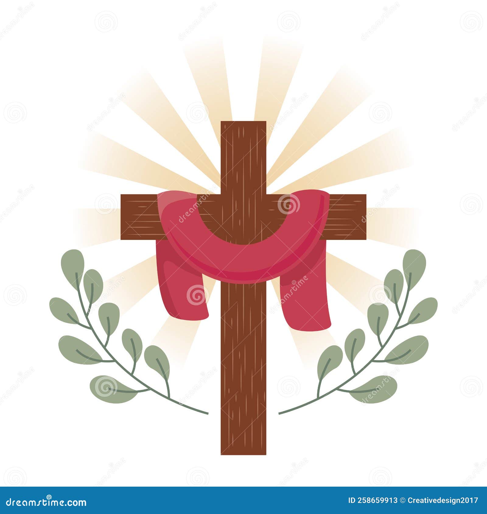 Christ resurrected vector stock vector. Illustration of faith - 258659913