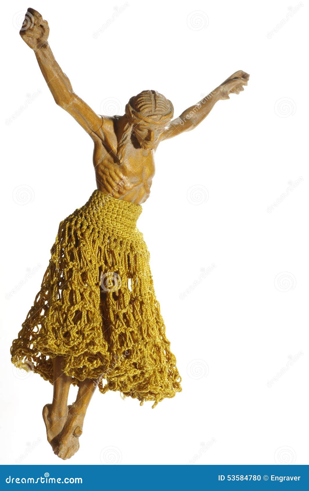 Christ in Skirt Objects Isolated Religion Stock Photo - Image of timber ...
