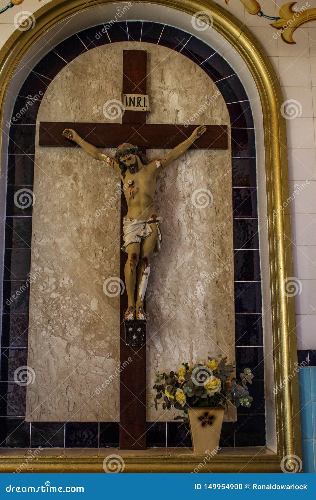 Christ statue stock photo. Image of formation, architecture - 149954900