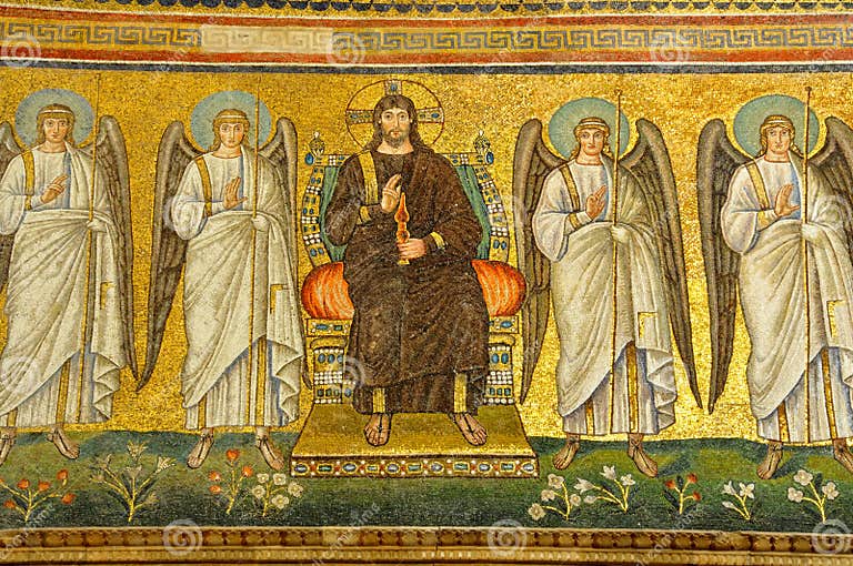 Christ Surrounded by Angels Editorial Stock Photo - Image of decoration ...