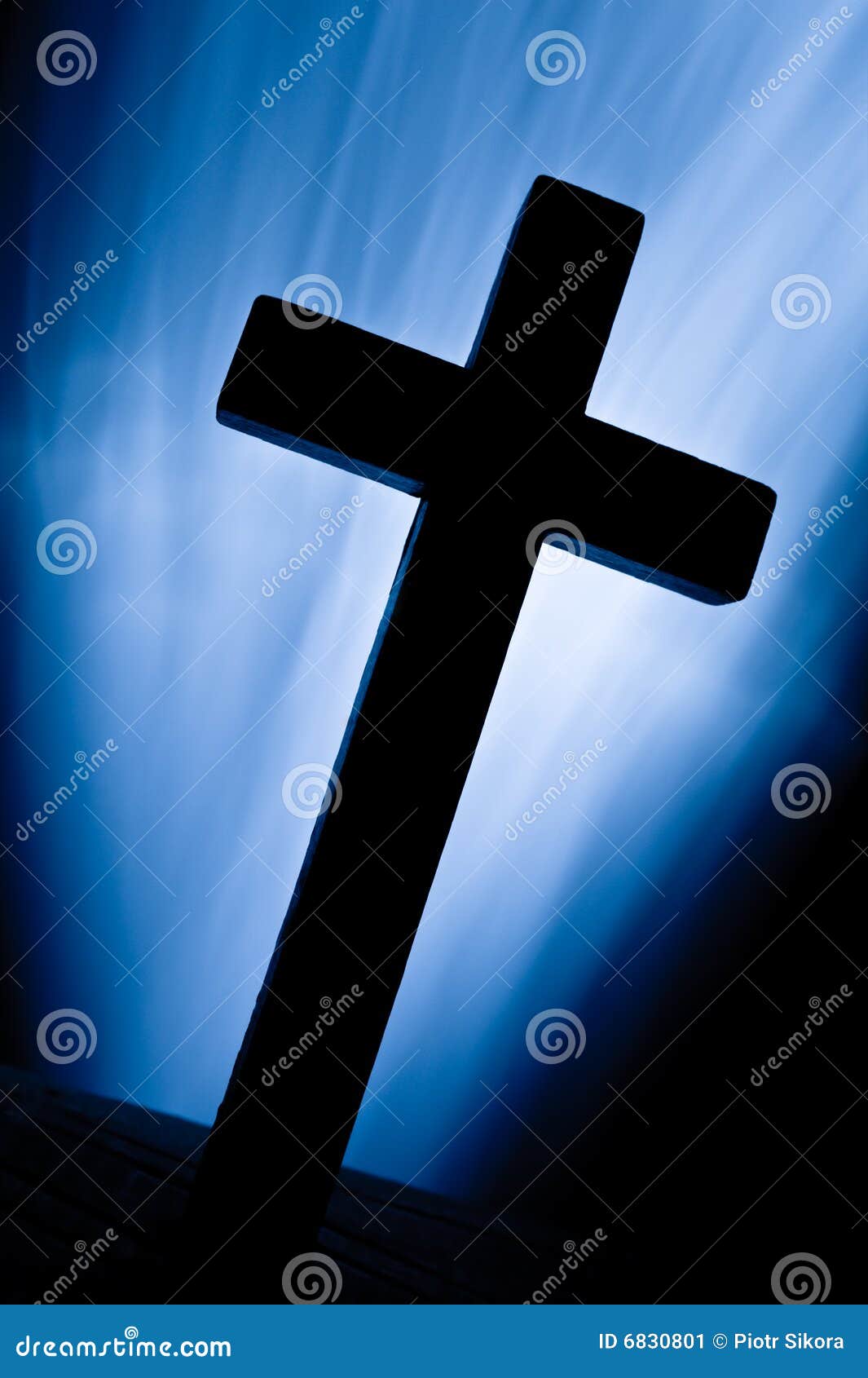 Christelijk Kruis Over Lichte Bonen Stock Afbeelding - Image of hout ...