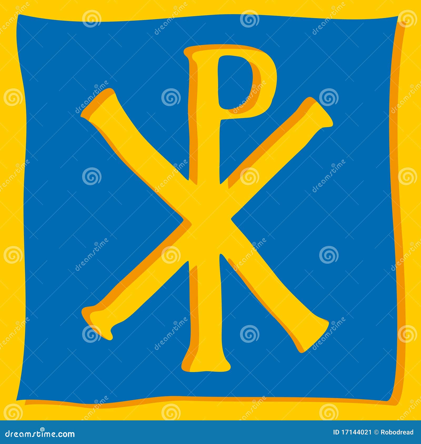 Christelijk symbool vector illustratie. Illustratie bestaande uit ...