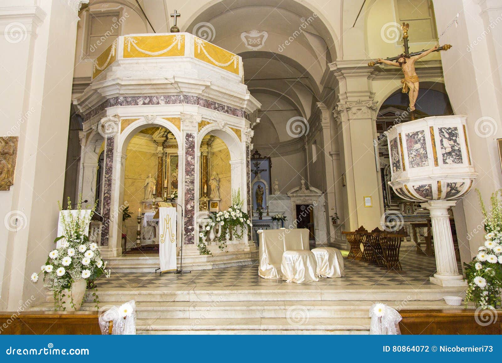 Christian altar stock photo. Image of view, leaning, dresses - 80864072