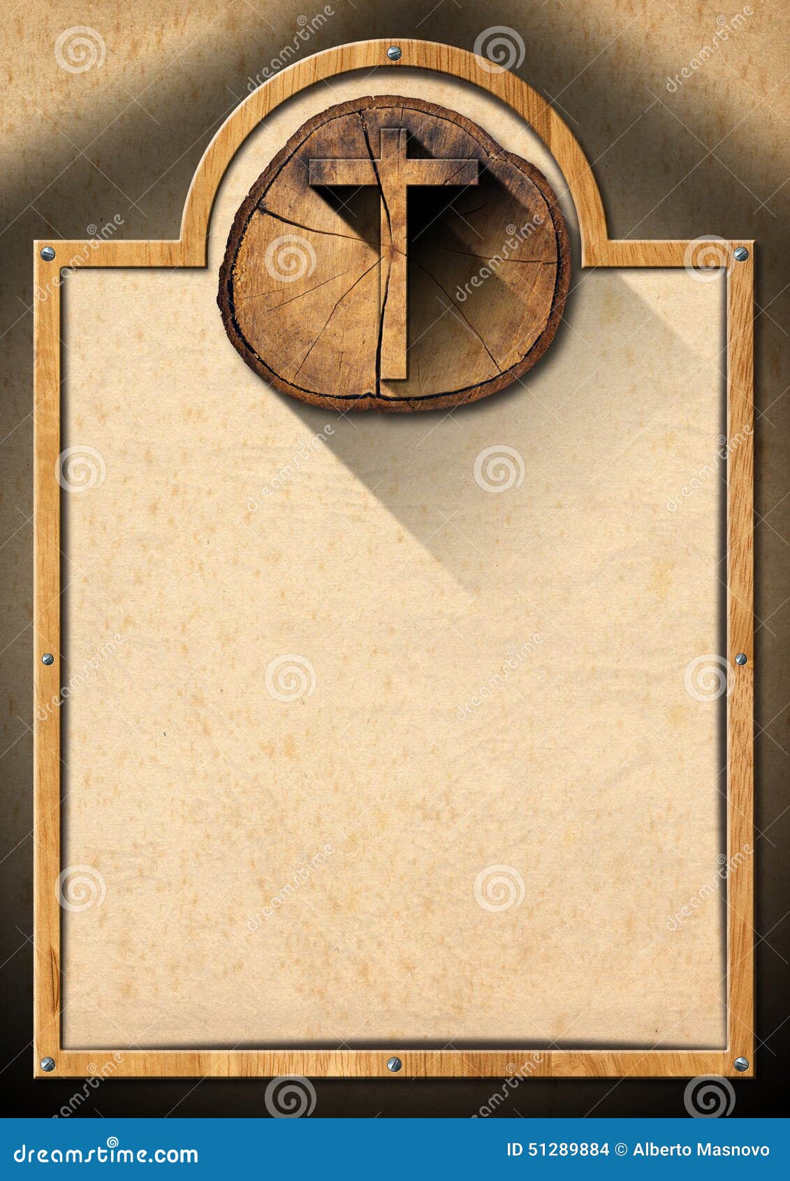 Christian Background, Banner With Jesus Christ Blessing, Crosses On ...