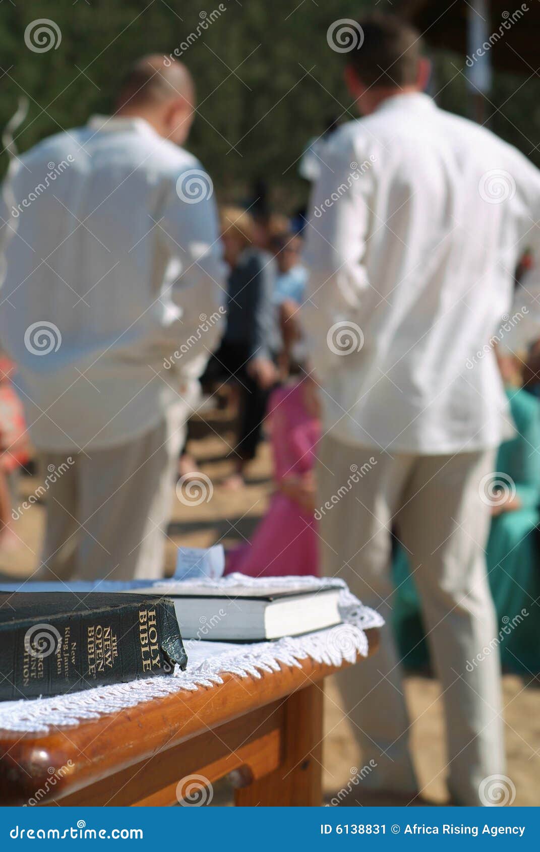Christian beach wedding stock image. Image of husband - 6138831