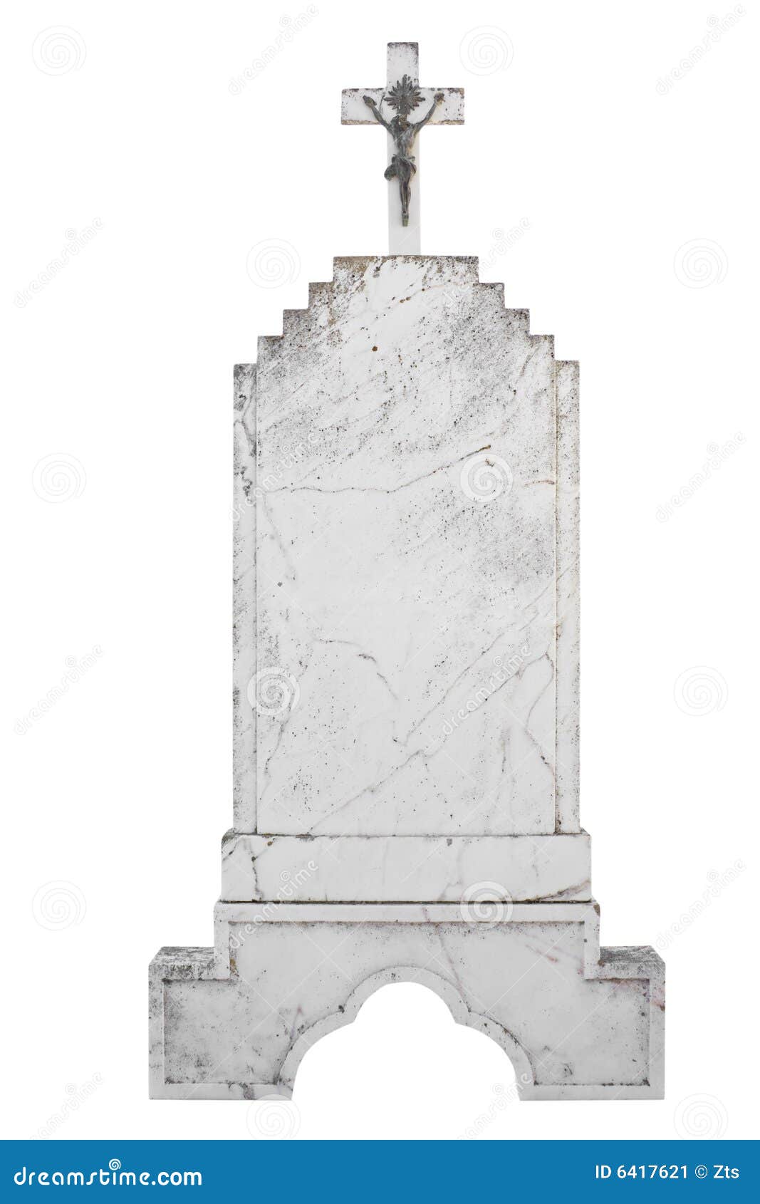 Blank Cross Gravestone
