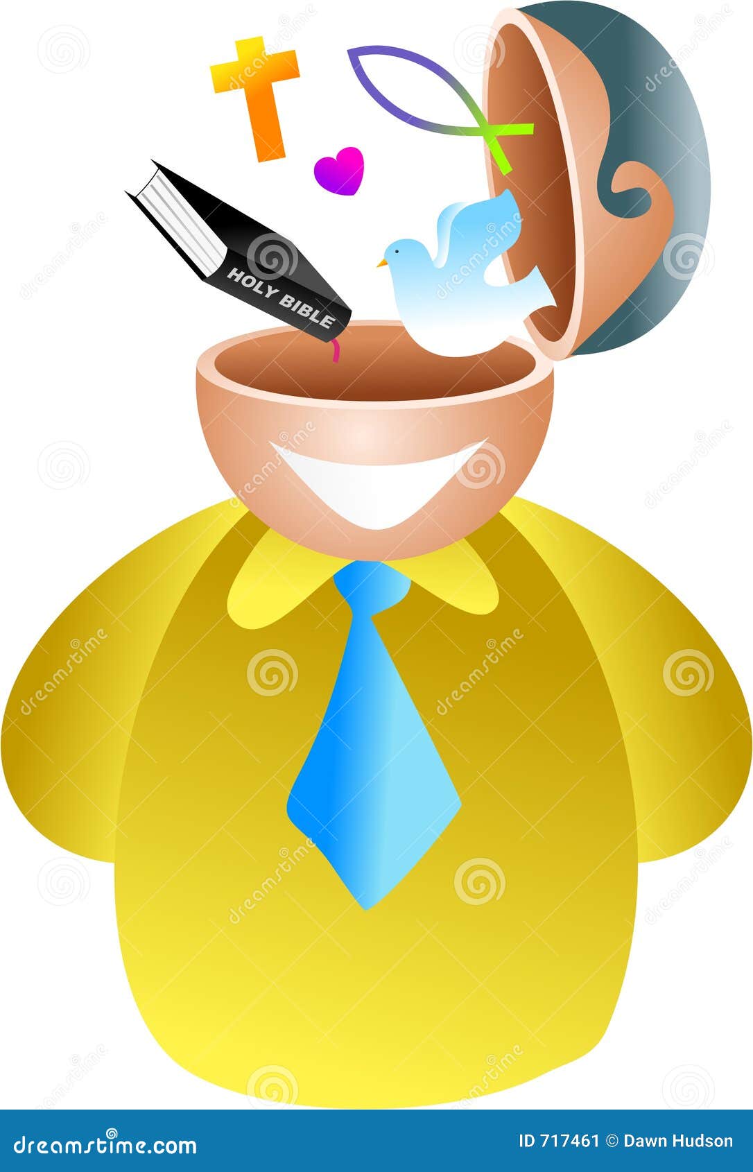 Christian brain stock illustration. Illustration of executives - 717461