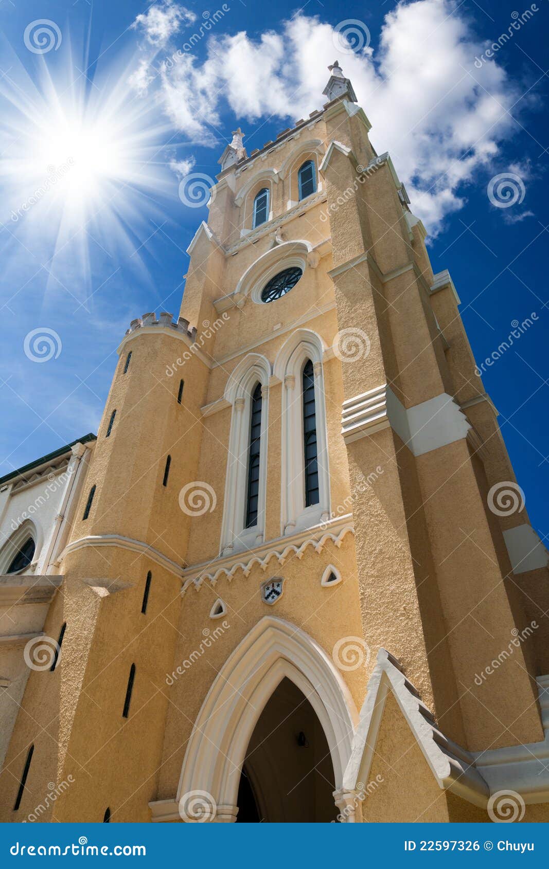Christian cathedral stock photo. Image of historic, high - 22597326