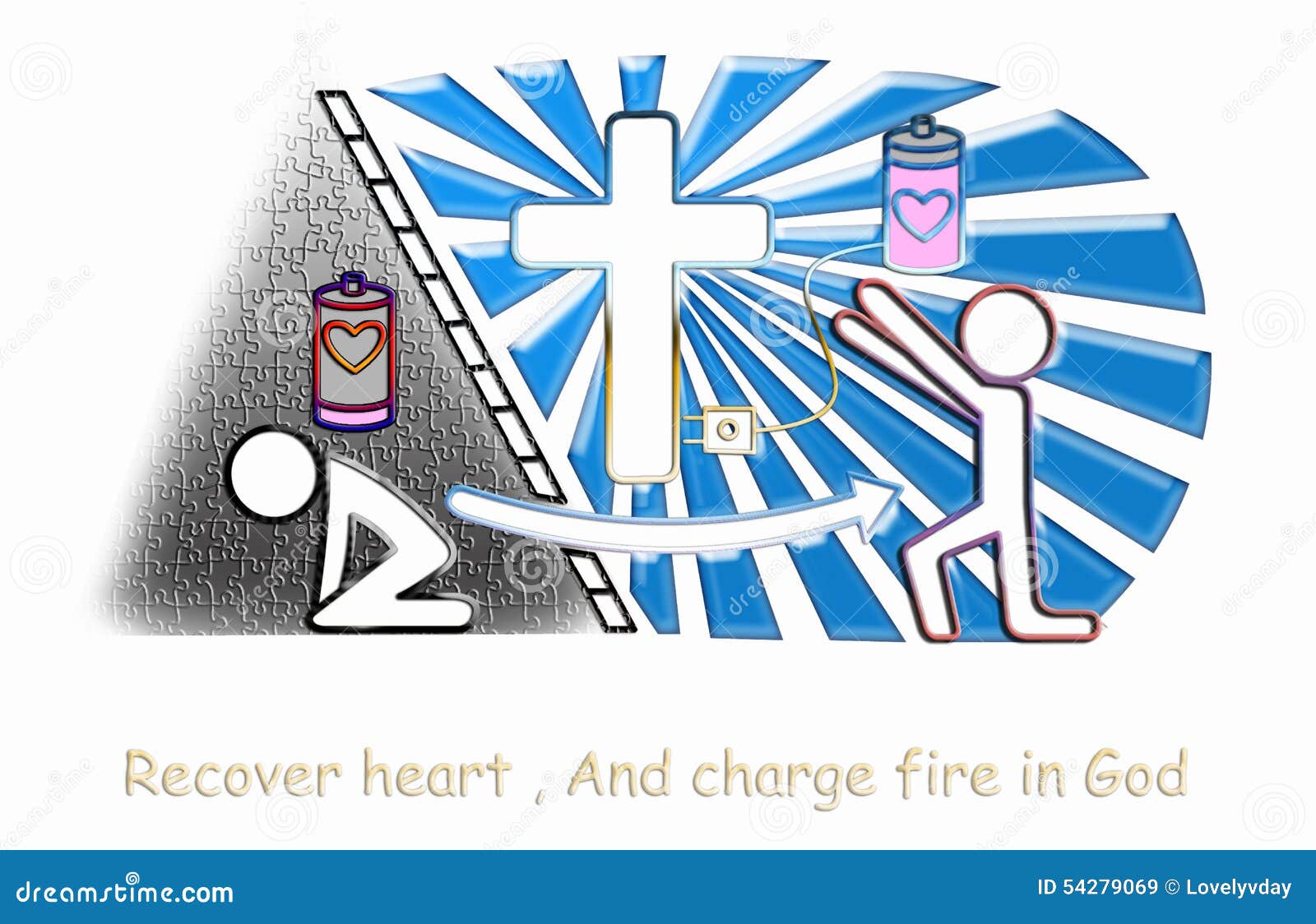 Christian charge by jesus stock illustration. Illustration of black ...