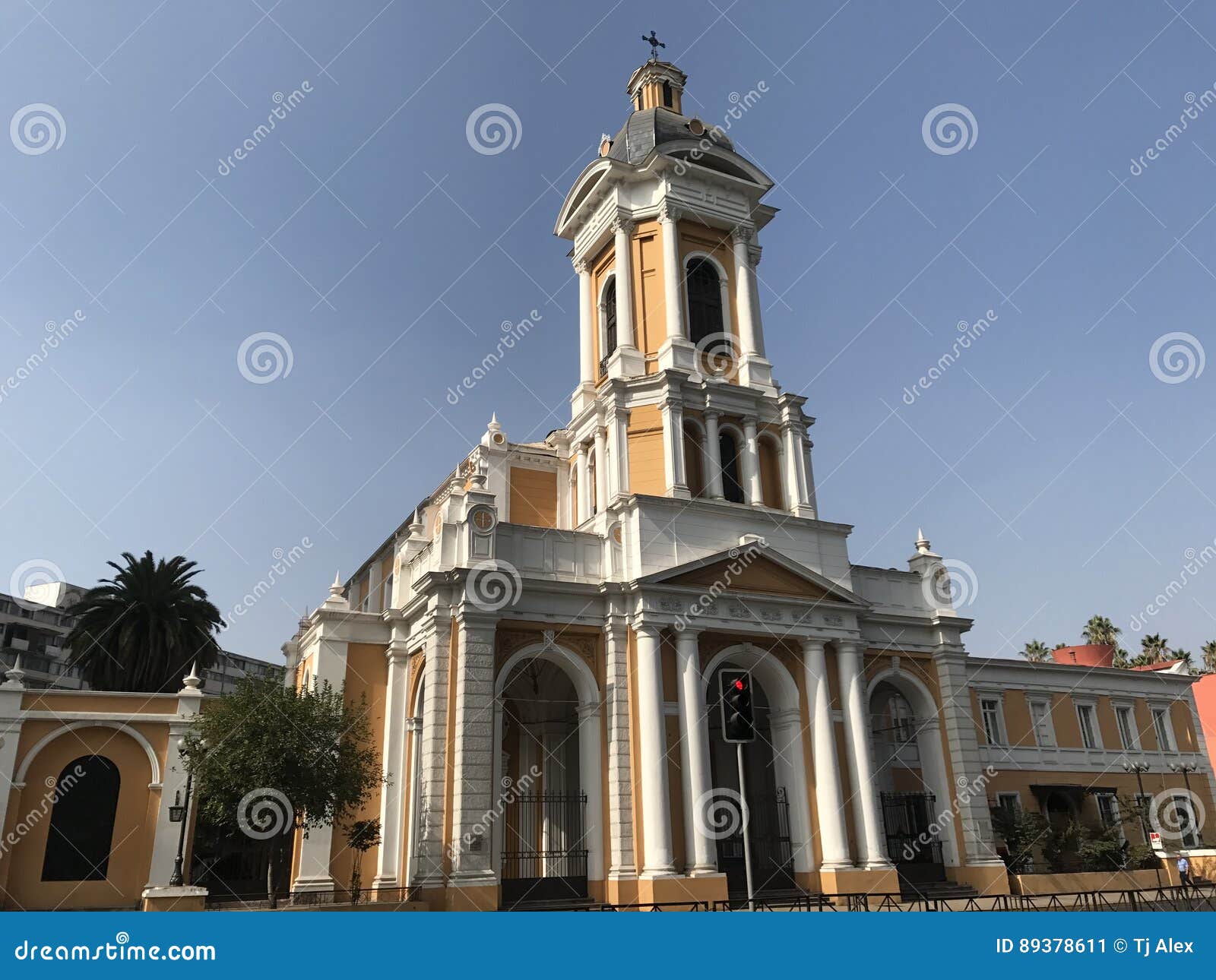 Christian church in Chile editorial photo. Image of trees - 89378611