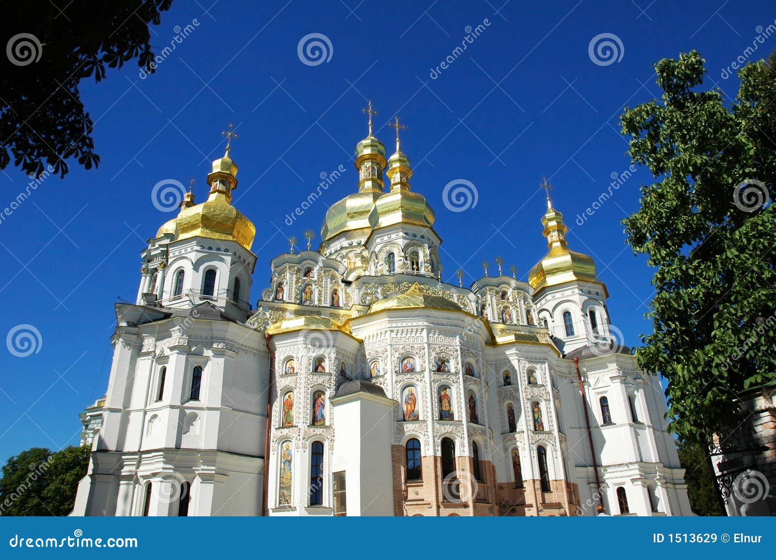 Christian church in Kiev stock image. Image of architecture - 1513629