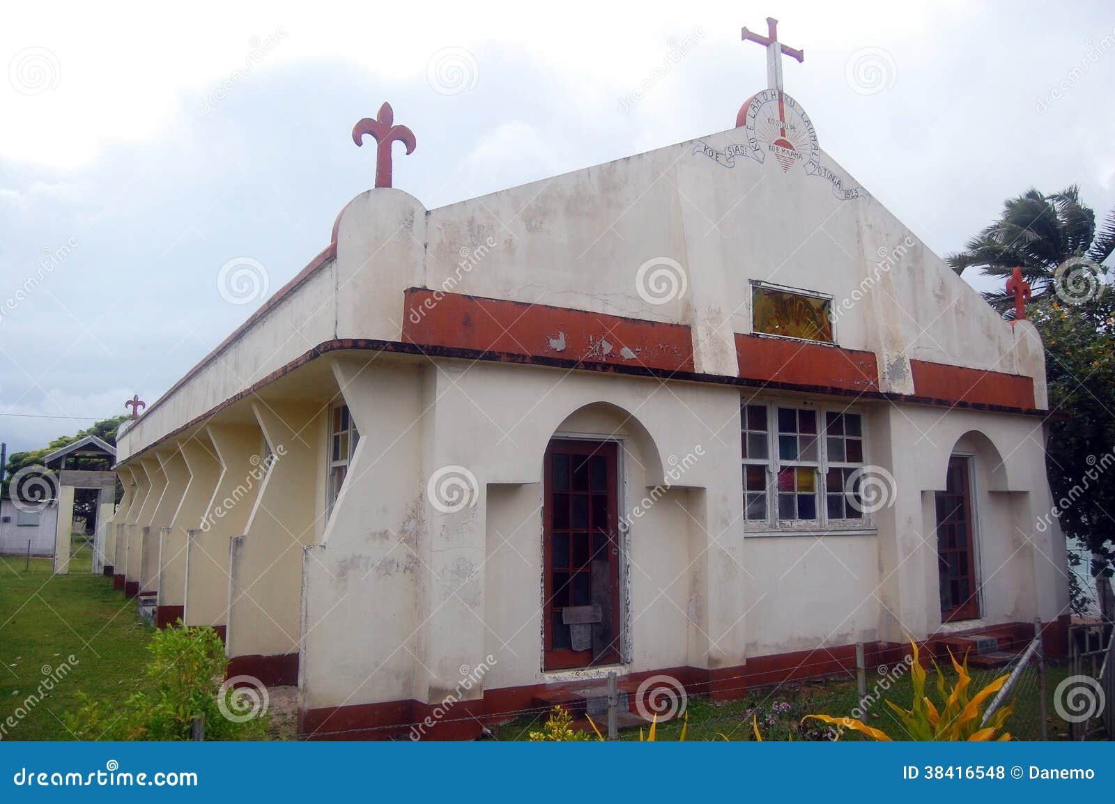 Christian church at Tonga stock photo. Image of faith - 38416548