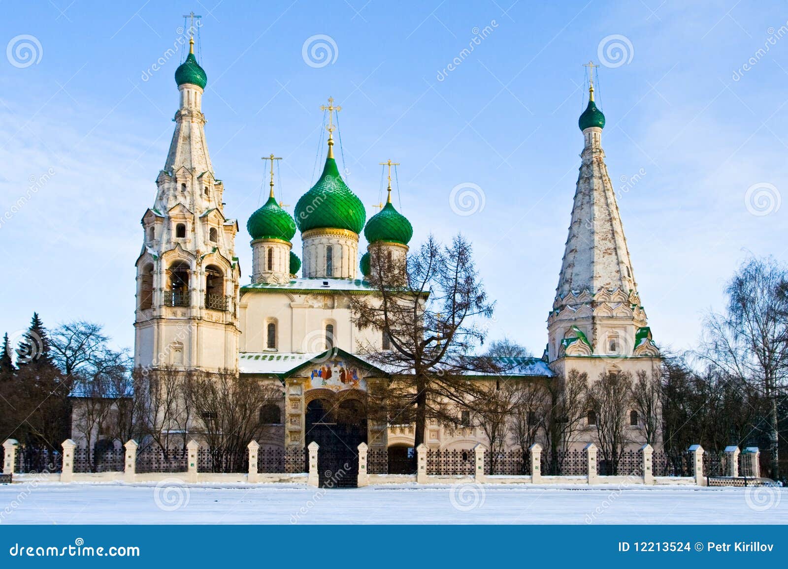 Christian Church in Yaroslavl Stock Photo - Image of travel, tradition ...