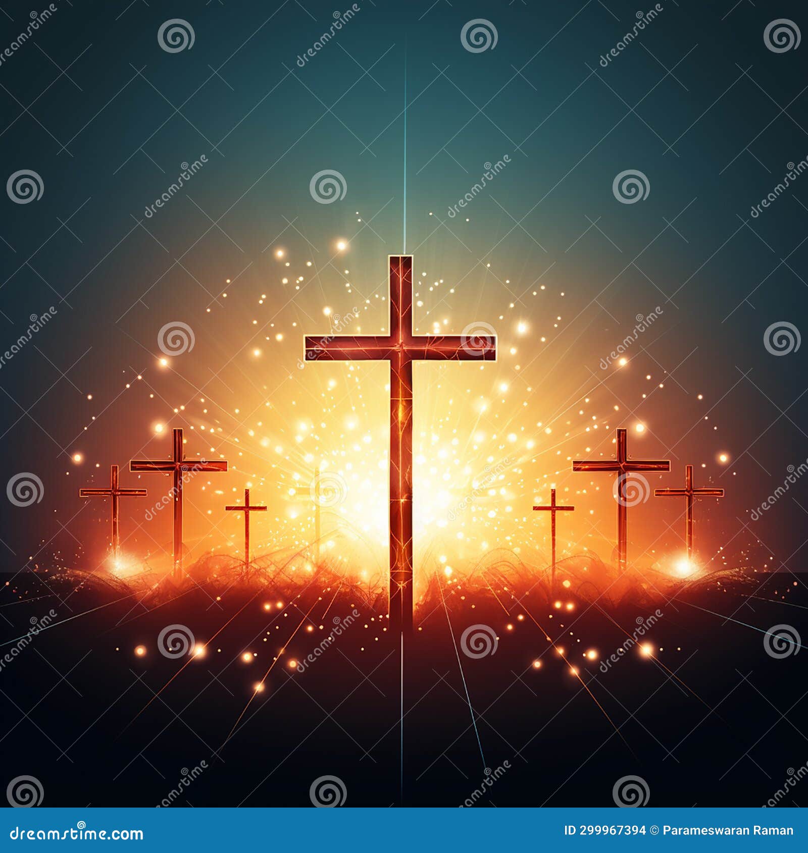 Christian cross stock illustration. Illustration of brand - 299967394