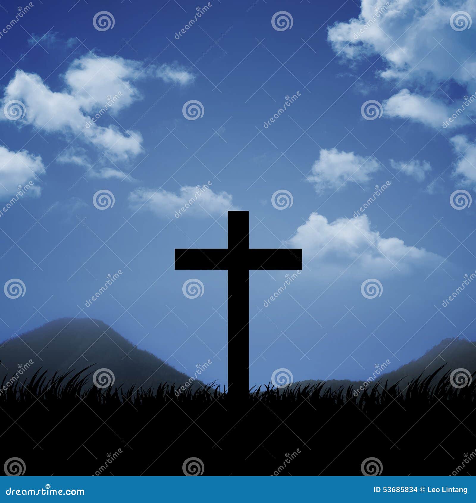 Christian Cross stock photo. Image of spiritual, passion - 53685834