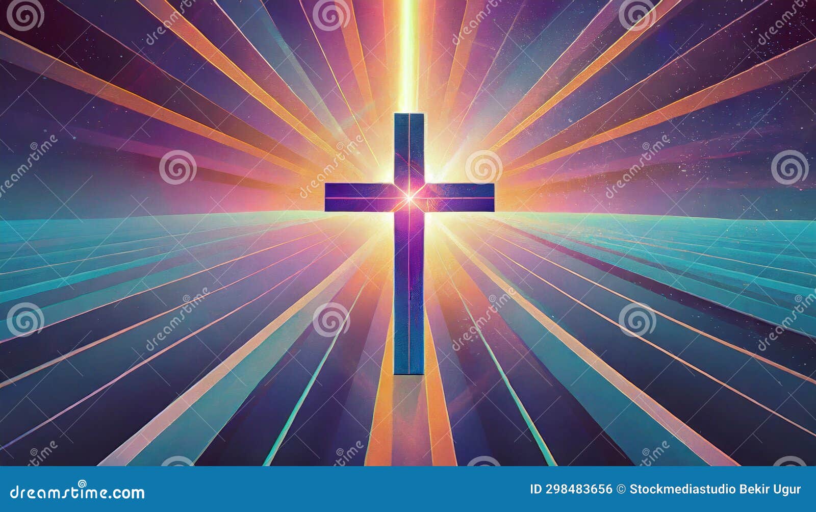 Christian Cross stock illustration. Illustration of sacred - 298483656