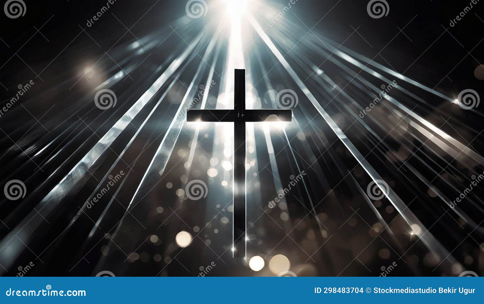 Christian Cross stock illustration. Illustration of christian - 298483704