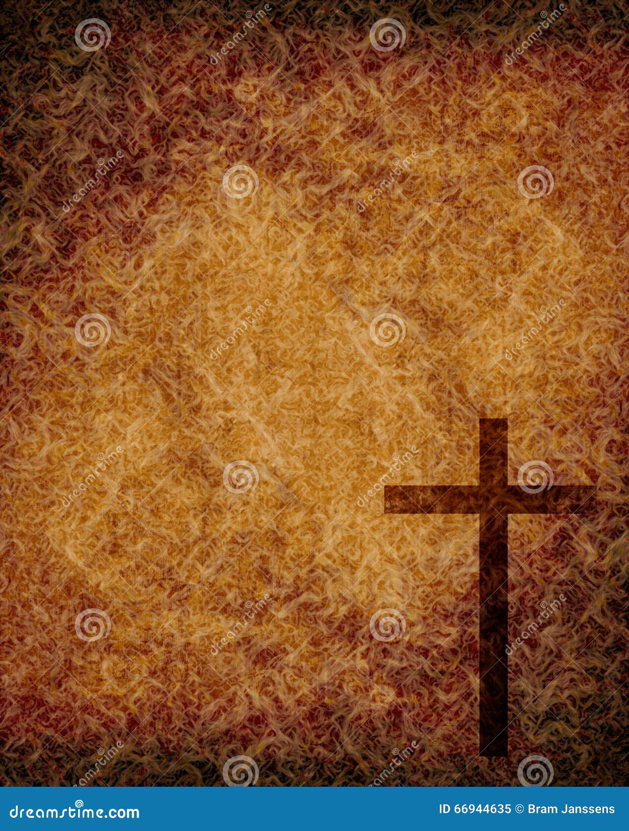 Christian Cross on Paper Background Stock Image - Image of belief ...