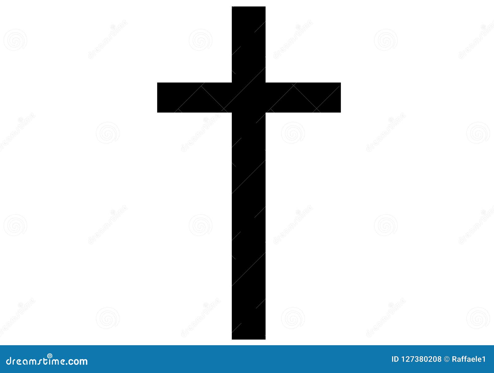 Christian Cross-pictogramvector Vector Illustratie - Illustration of ...
